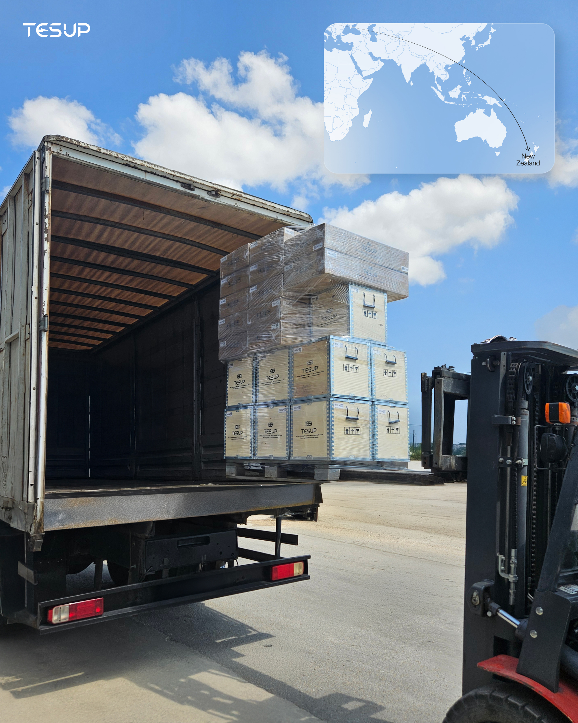 TESUP Deliveries to New Zealand