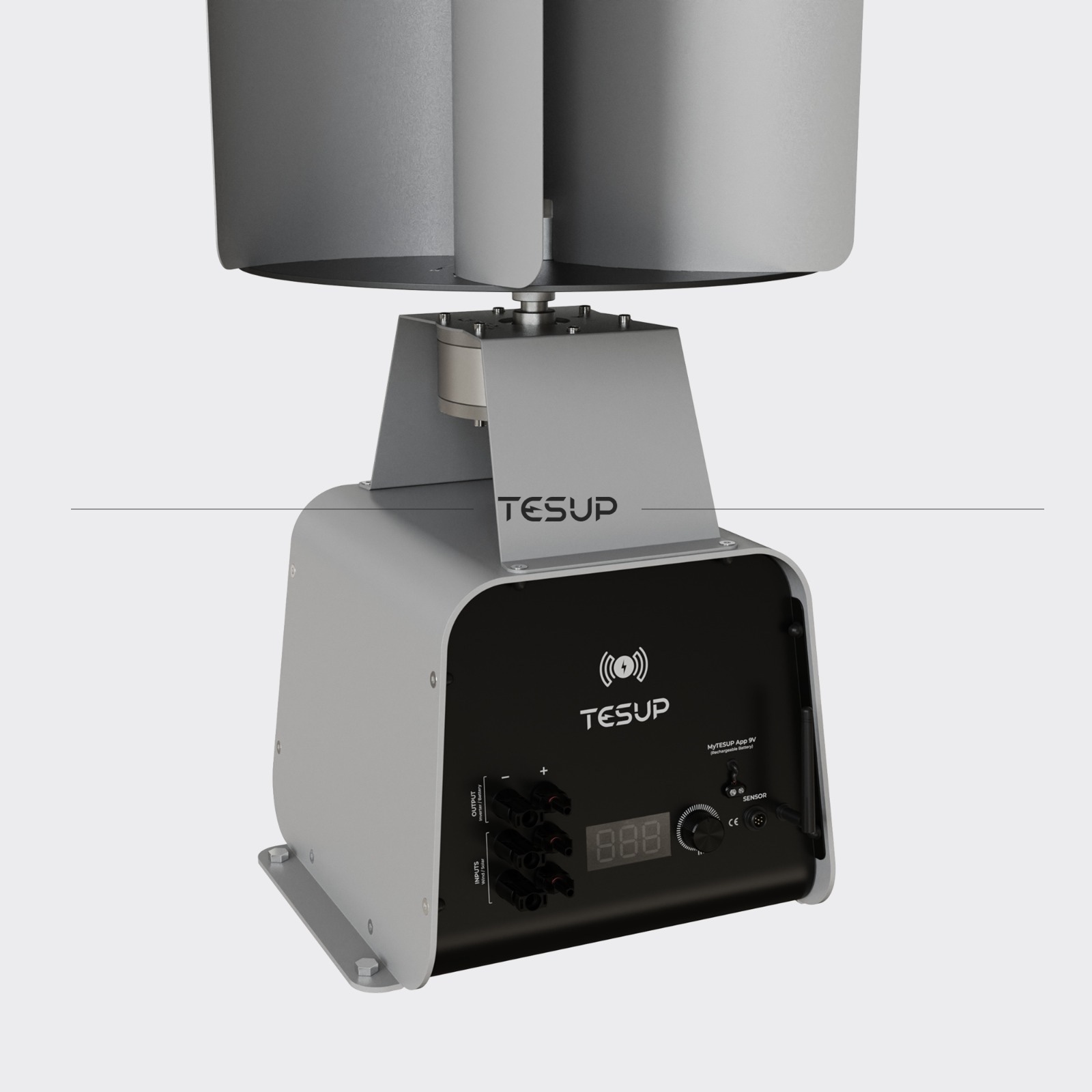 Optional TESUP Gearboxes: 1:4 for High-Wind Zones & 4:1 for Low-Wind Zones